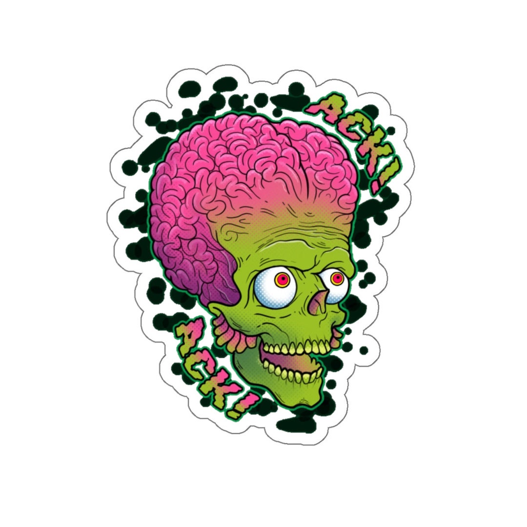 Mars Attacks Stickers - Etsy