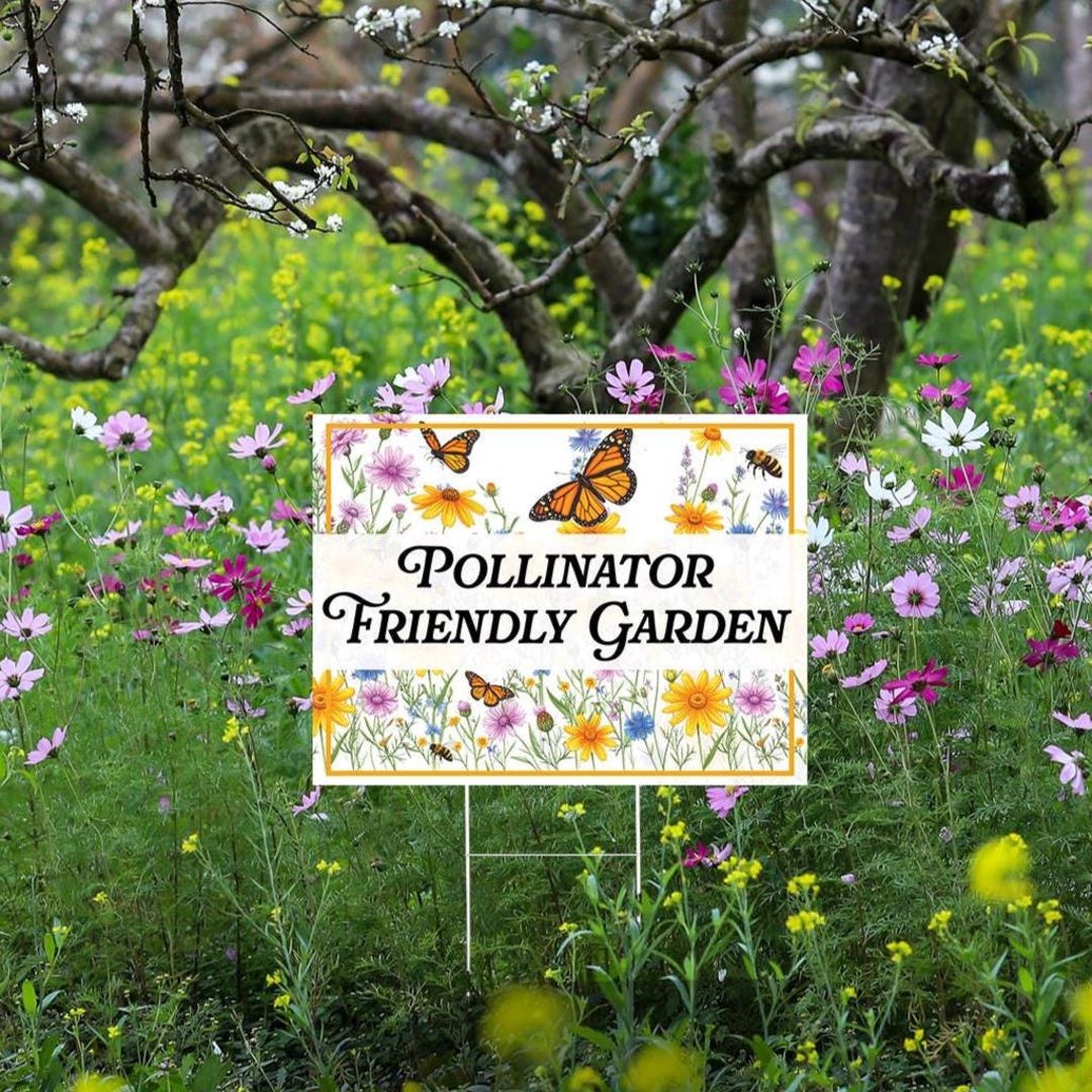 Pollinator Garden Lawn Signs. Perfect for Marking Your Pollinator ...