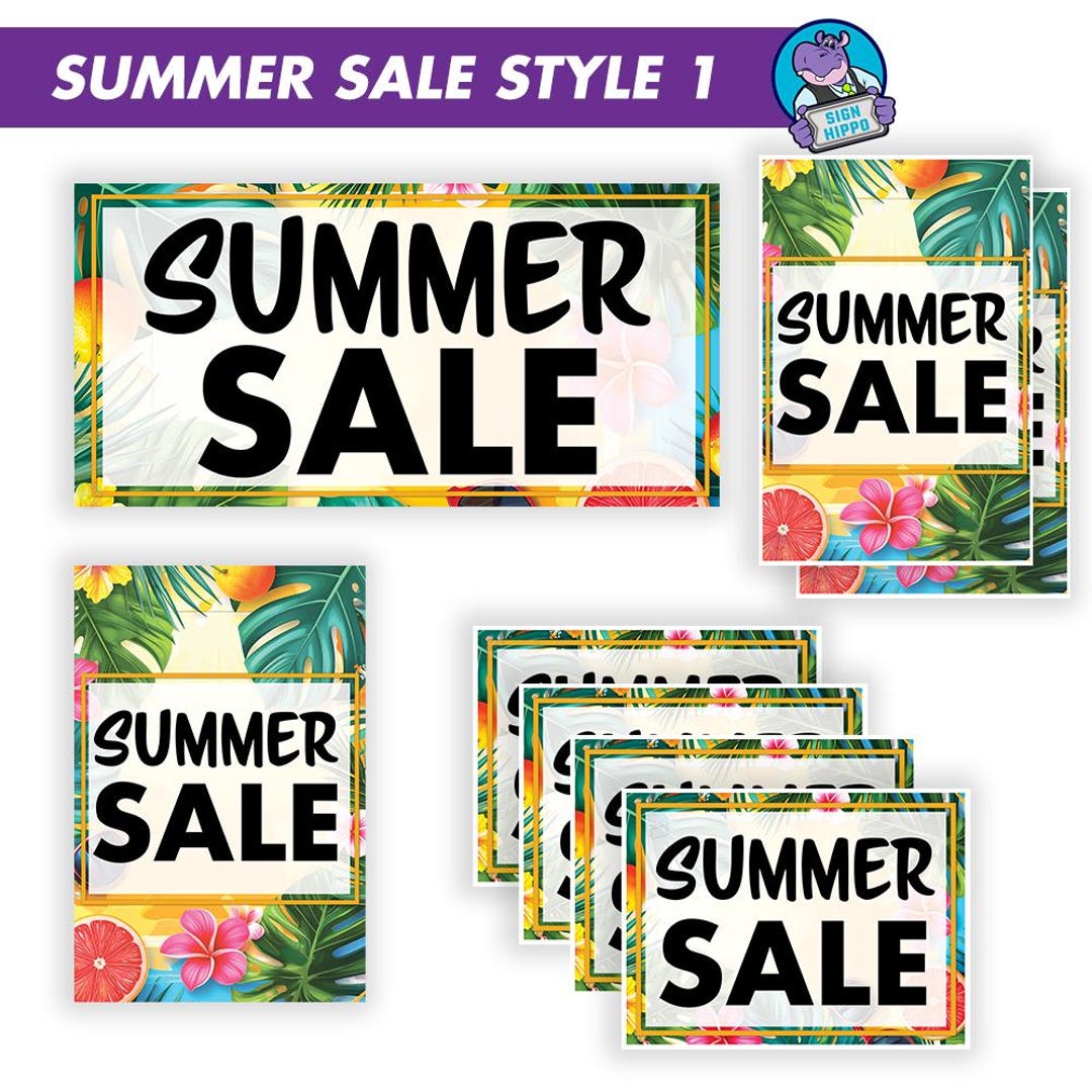 Advertising Kit: Lawn Signs, Banner, Window Clings - Etsy