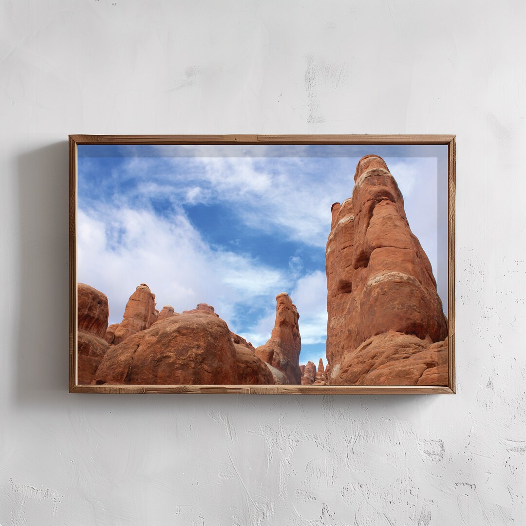 Moab Monoliths (utah) 24x16 OR 36X24 Framed Canvas Print - Etsy