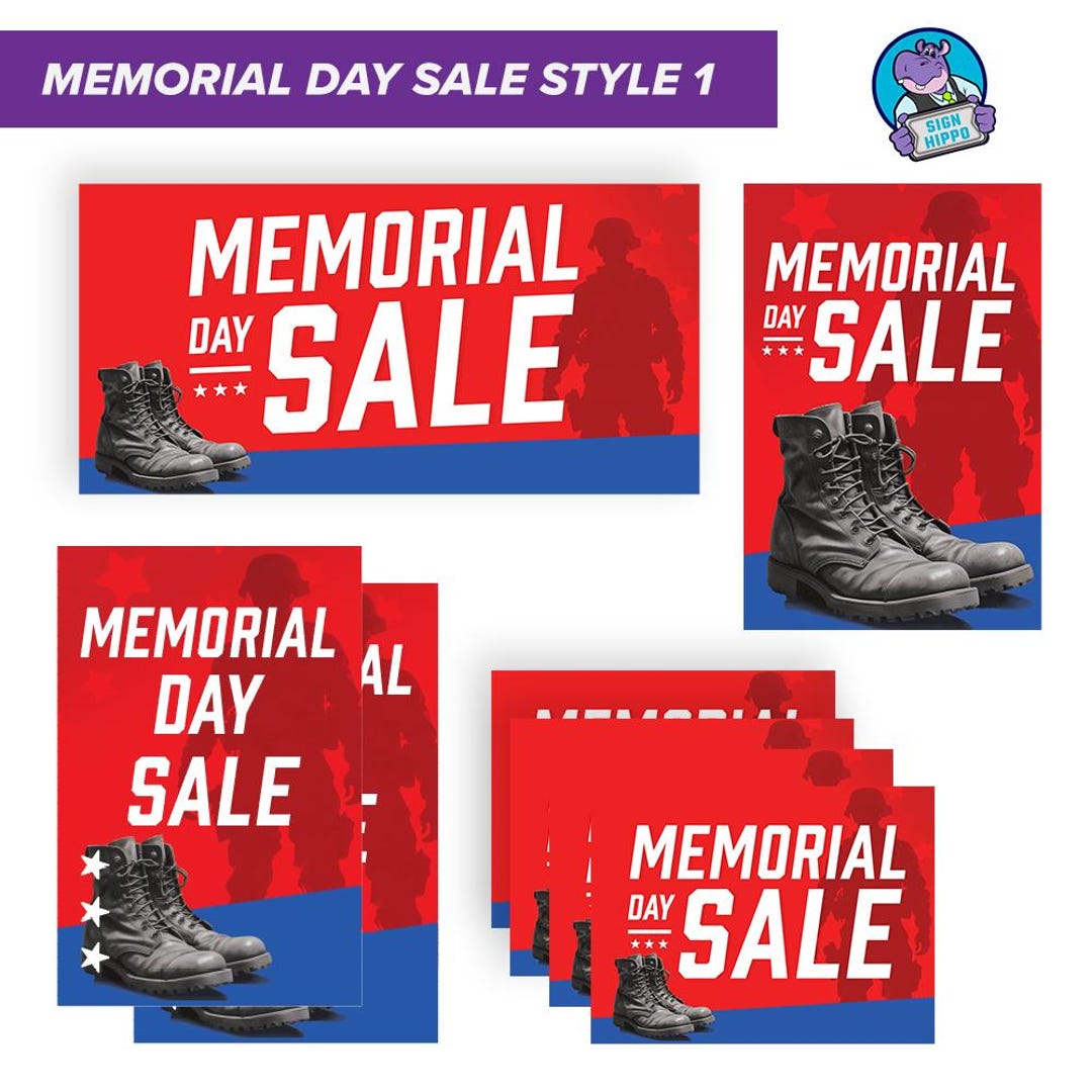Memorial Day Sale Advertising Kit. Small Business Sales for the ...