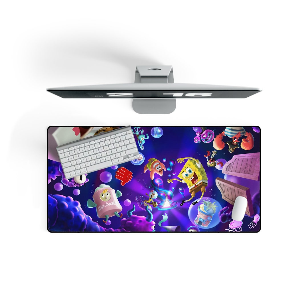 Spongebob's Submarine Adventure Desk Mat: Fun-filled - Etsy