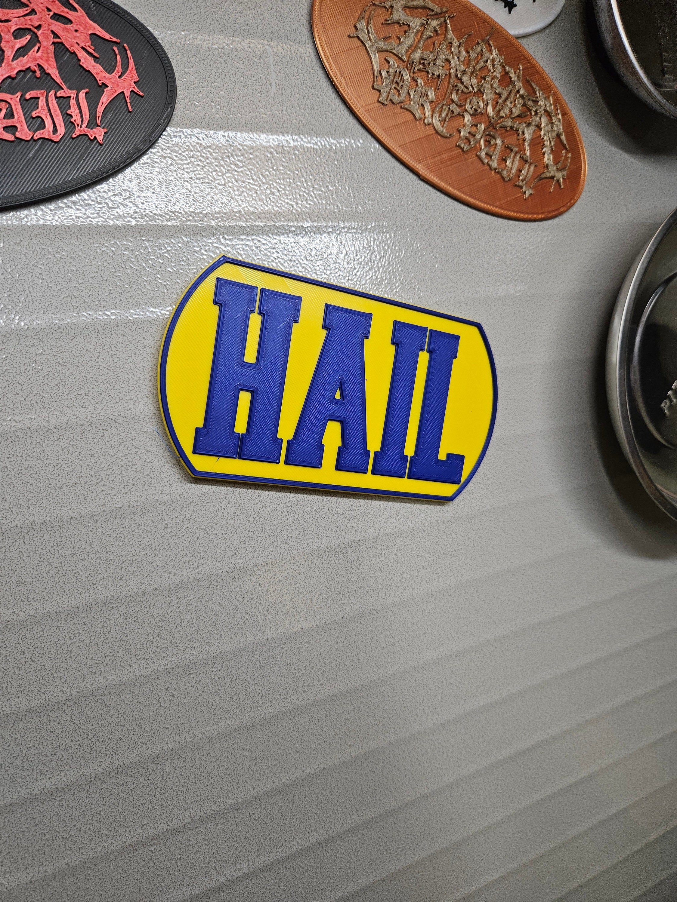 Michigan HAIL Refrigerator Magnet GO BLUE - Etsy