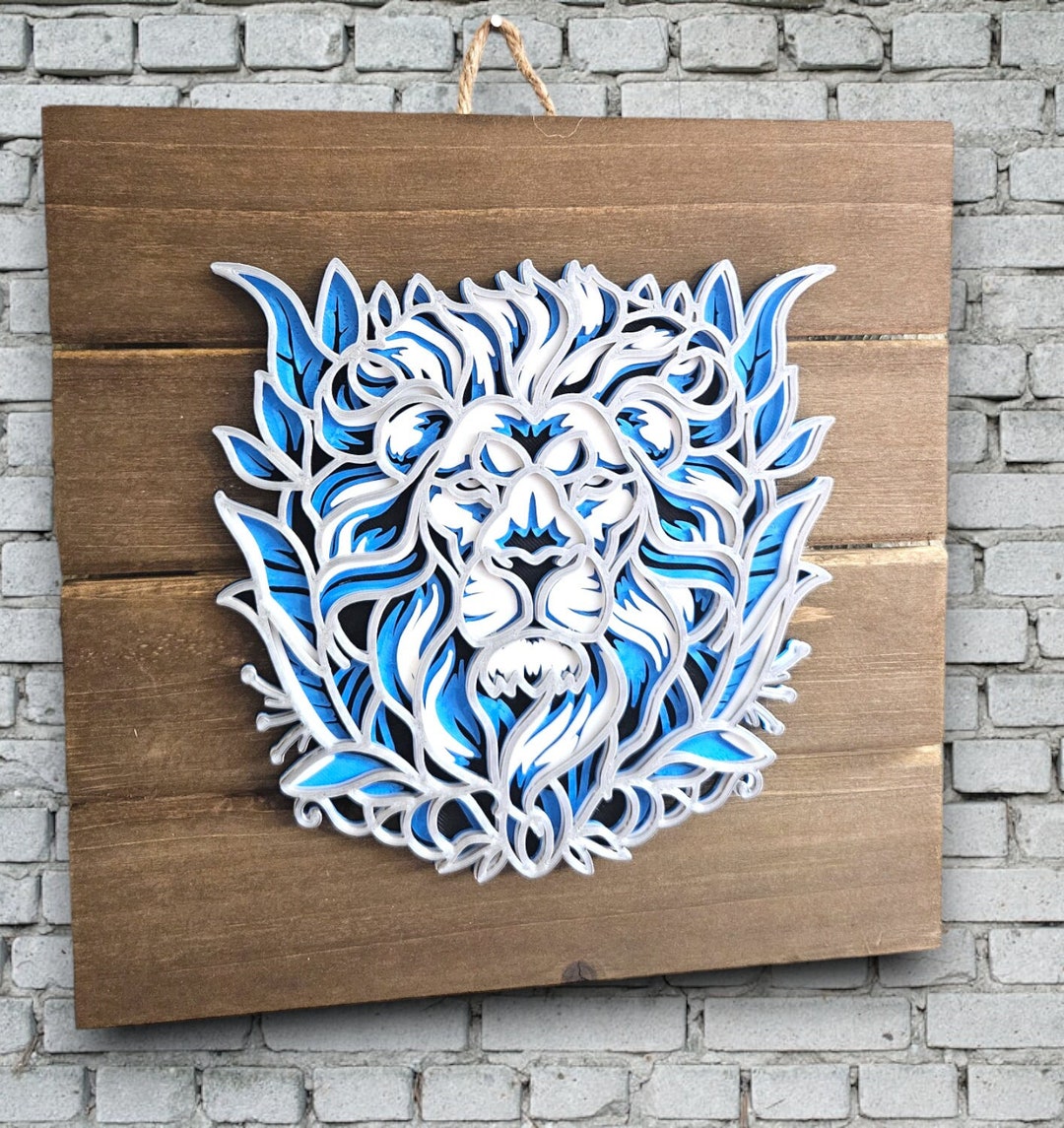 Magnificent Lion Wall Art - Etsy