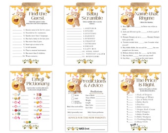 Mama Bear Baby Shower Games Bundle, Mama Baby Bear Printable Games, Teddy Bear Baby Shower ...