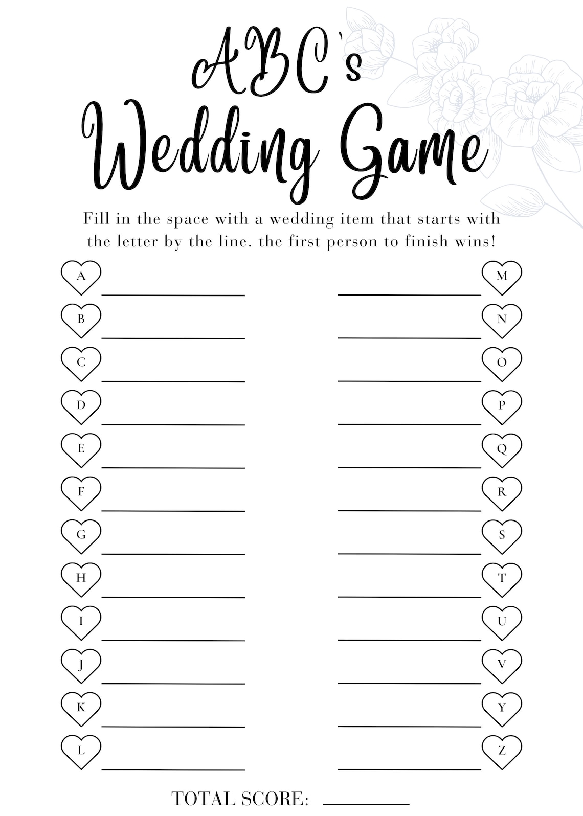 Bridal Shower Games Bundle, Printable Wedding Shower Games Pack, Modern ...