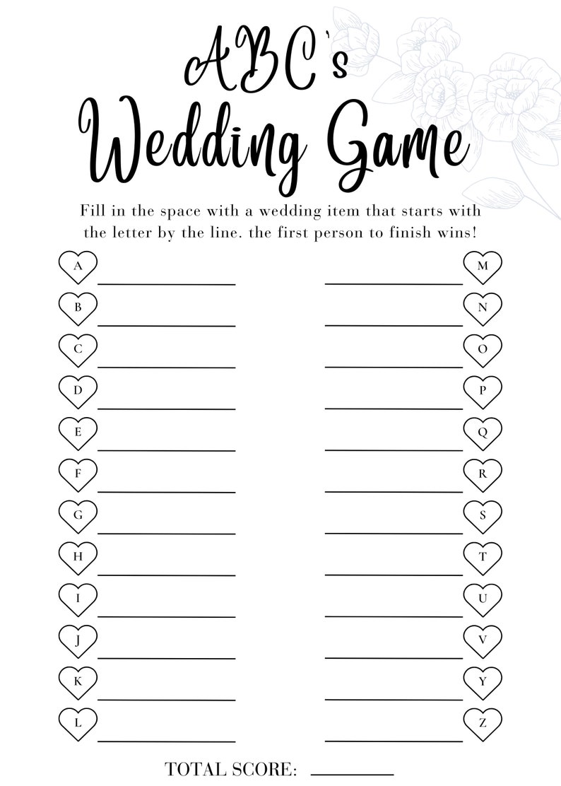Bridal Shower Games Bundle, Printable Wedding Shower Games Pack, Modern ...
