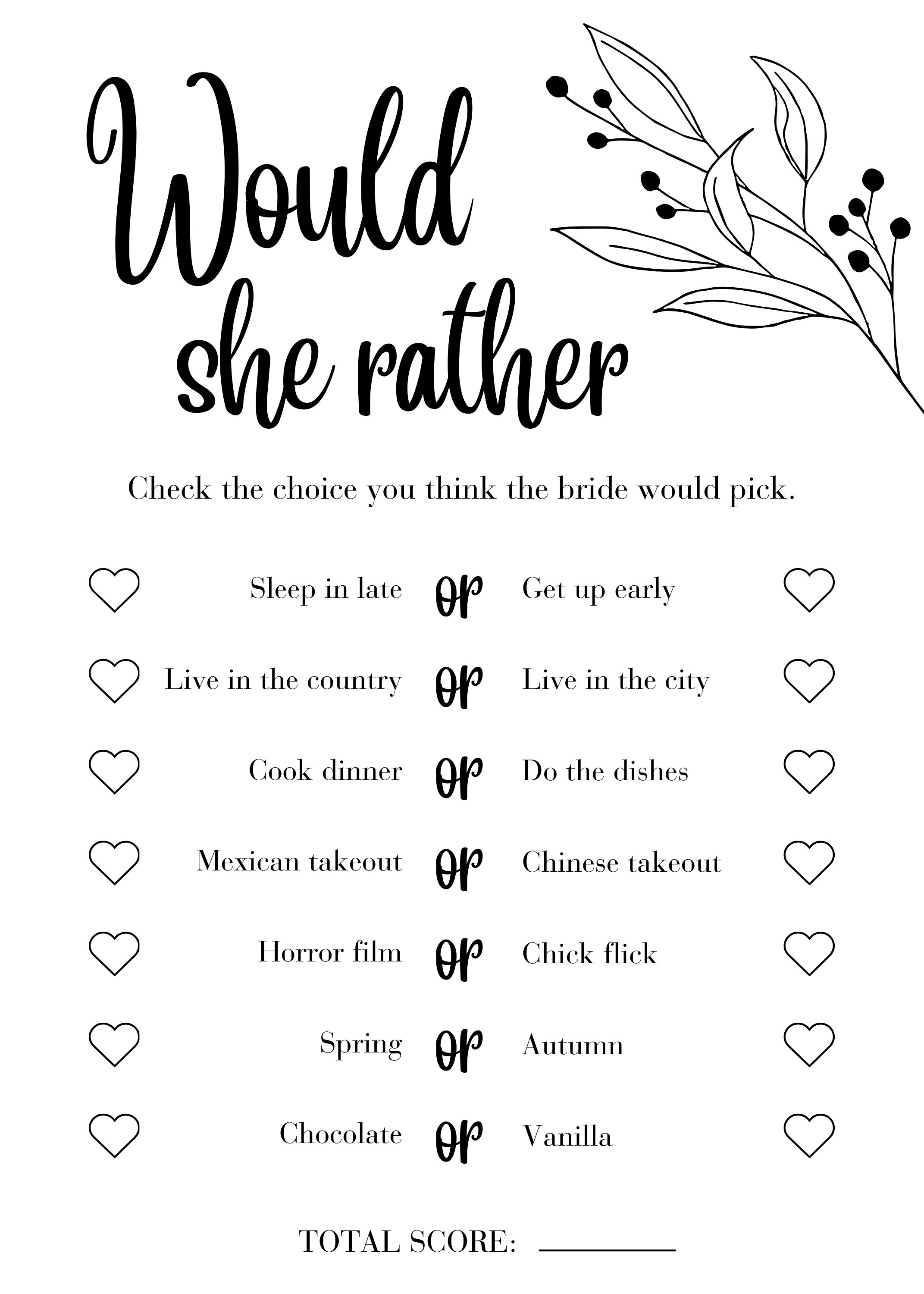 Bridal Shower Games Bundle, Printable Wedding Shower Games Pack, Modern ...