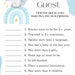 Blue Elephant Baby Shower Games Bundle, Baby Elephant Printable Games ...