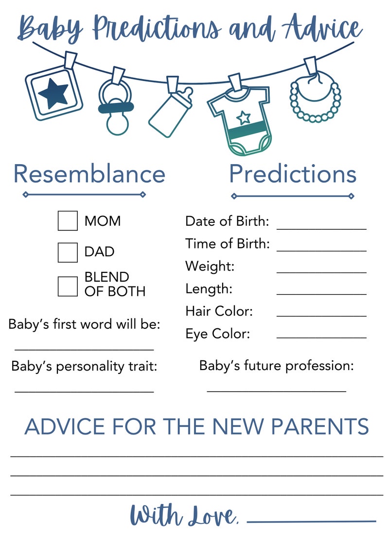 Boy Baby Shower Games Bundle, Printable Baby Shower Games, Word ...