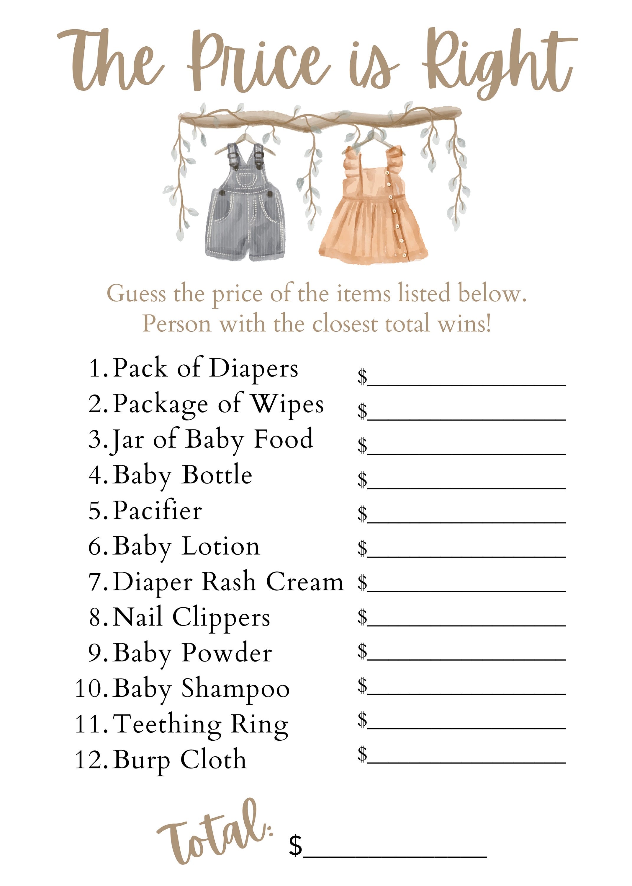 Twins Baby Shower Games Bundle, Printable Twin Themed Baby Shower Games ...
