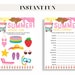 Ice Cream Delight Summer Party Games Bundle, Summer Birthday Games ...