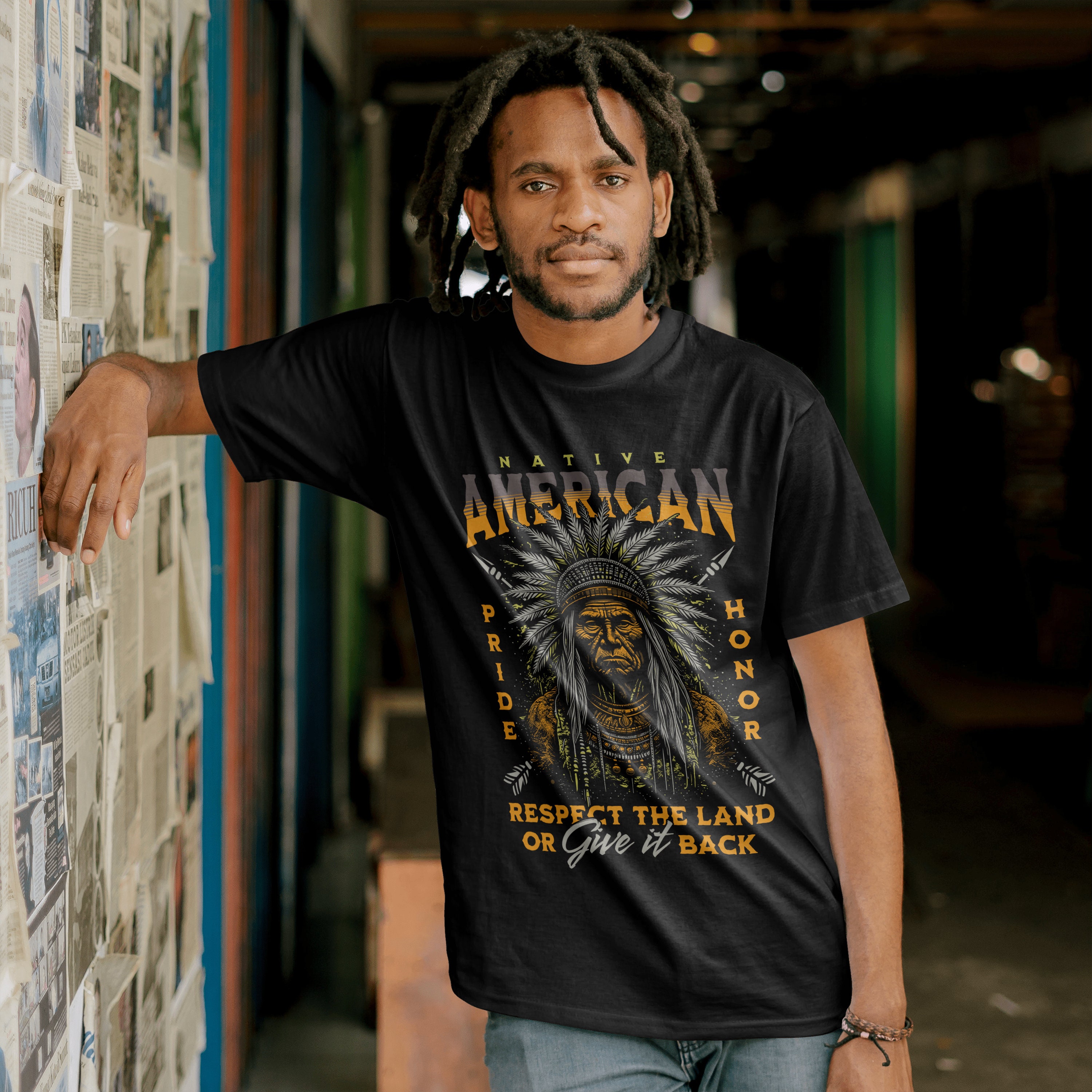 Native American Respect the Land Design: PNG & JPEG (digital Download ...