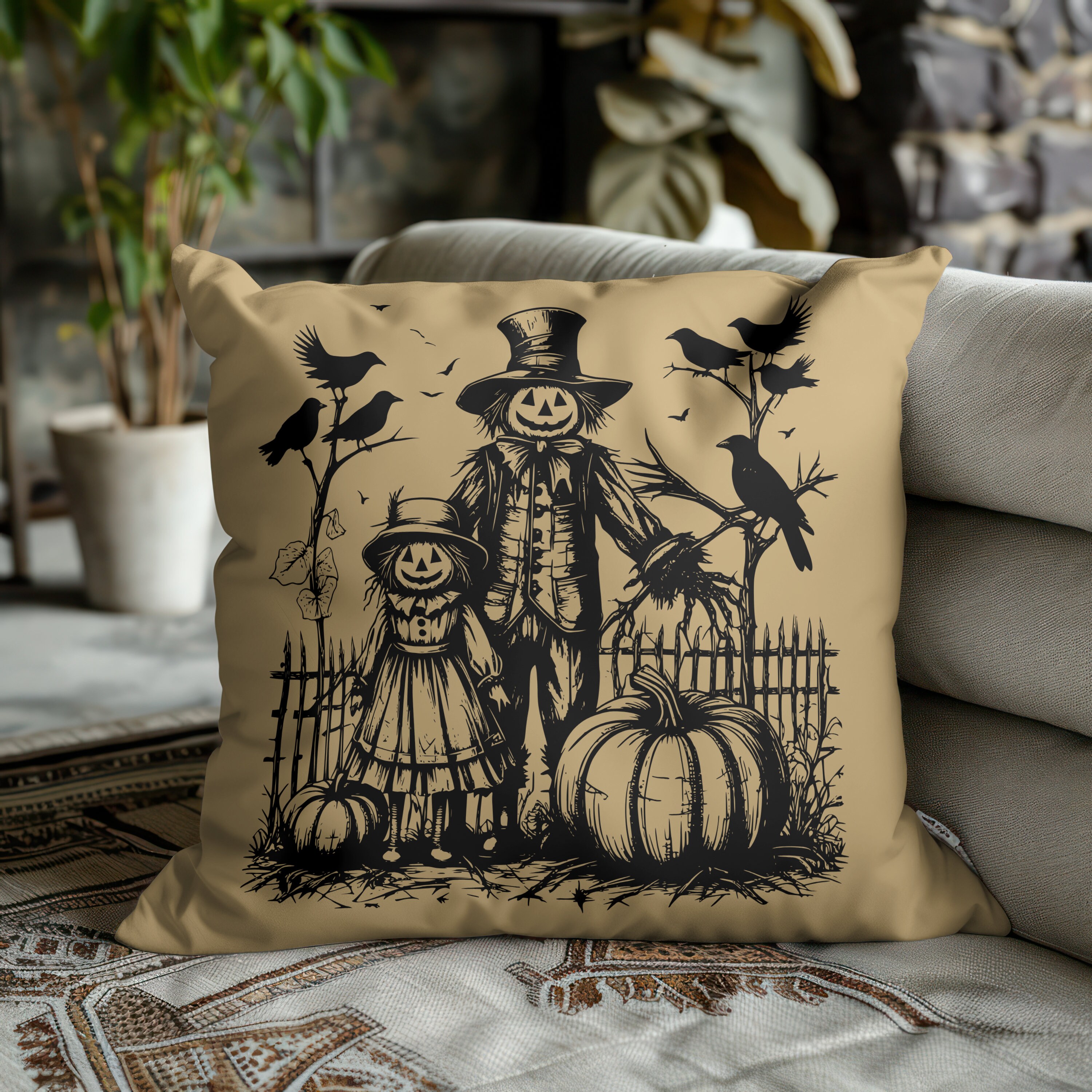 Scarecrow and Child Vector Design: SVG, PNG, JPEG (digital Download) - Etsy