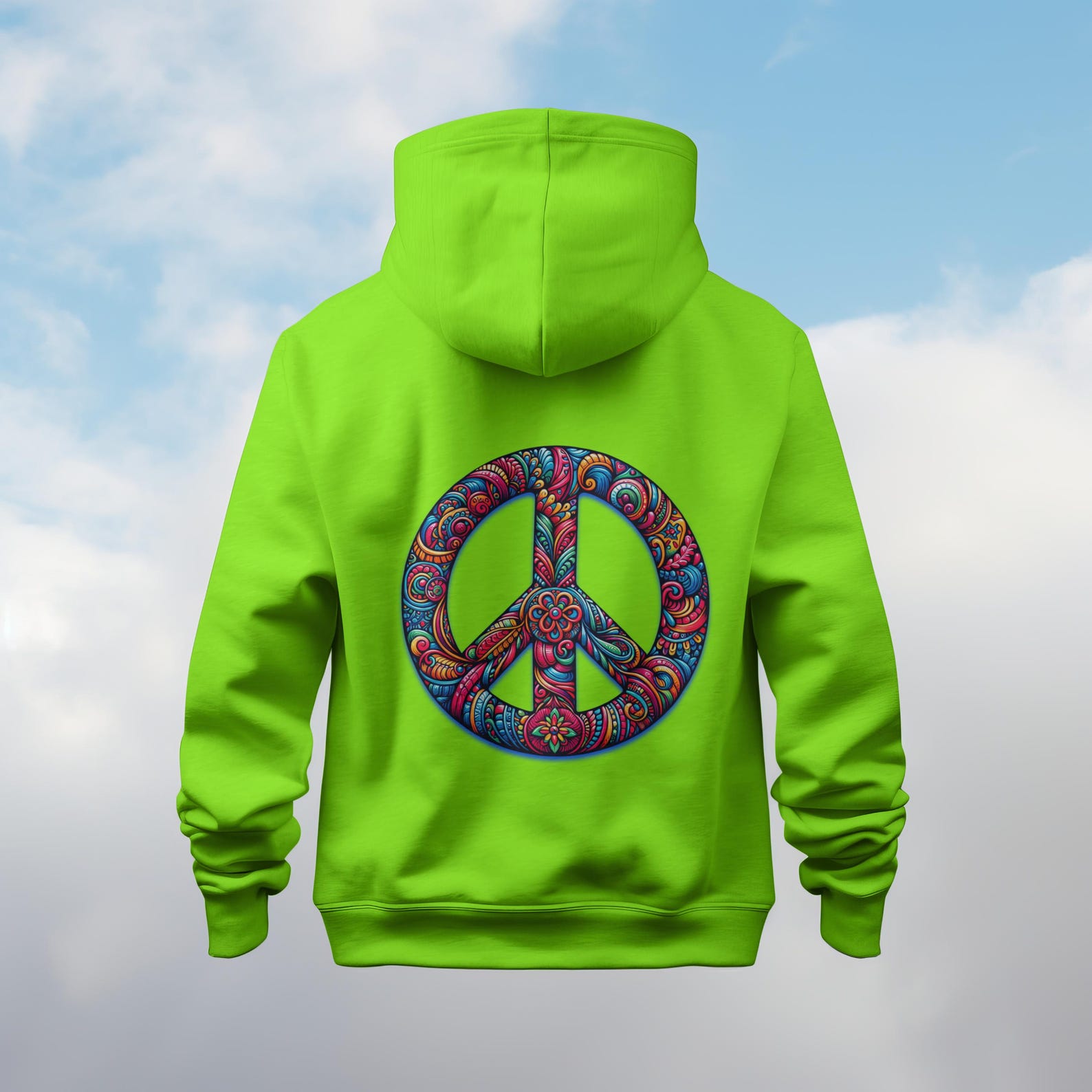 Hippy Peace Sign Design: PNG and JPEG File Included. It is a Digital ...