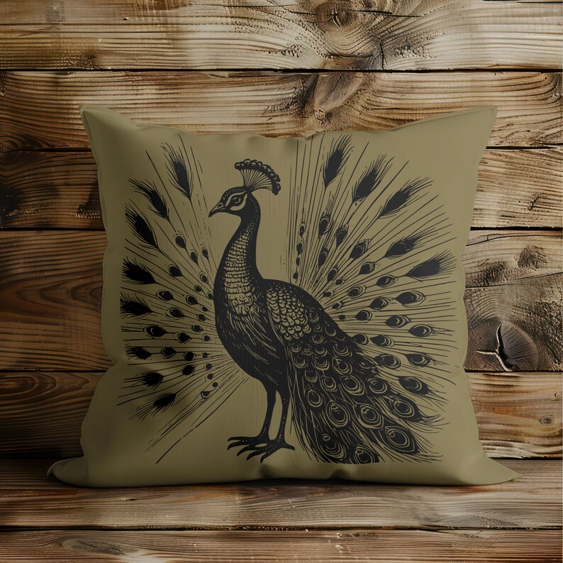 Peacock Side View Vector Design (SVG, PNG, JPEG) - Etsy