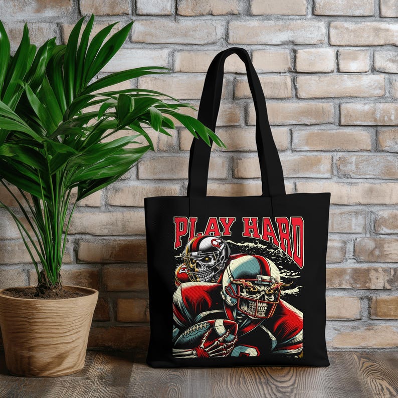 Play Hard Football Graphic Design: PNG & JPEG File (digital Download ...