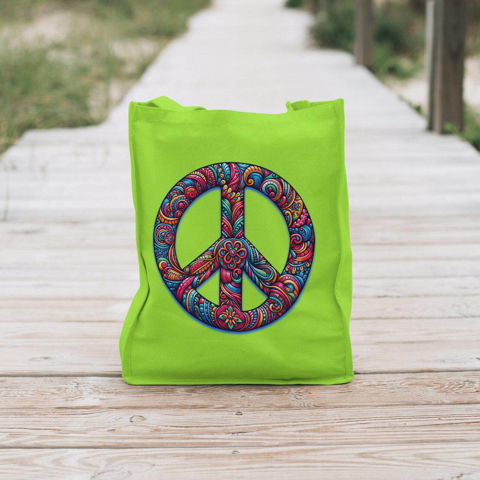 Hippy Peace Sign Design: PNG and JPEG File Included. It is a Digital ...