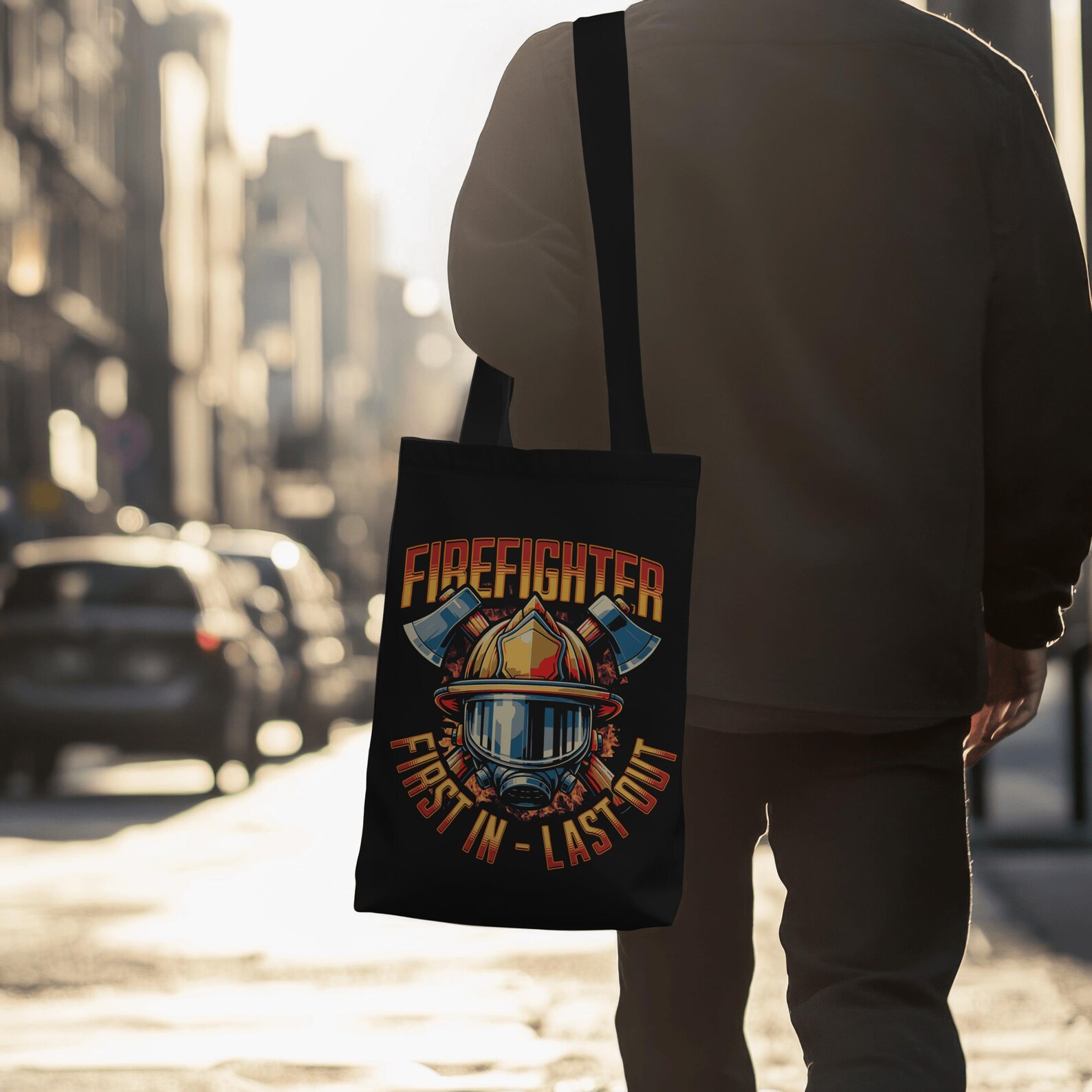 Firefighter First in Last Out Design: PNG JPEG File (digital Download ...
