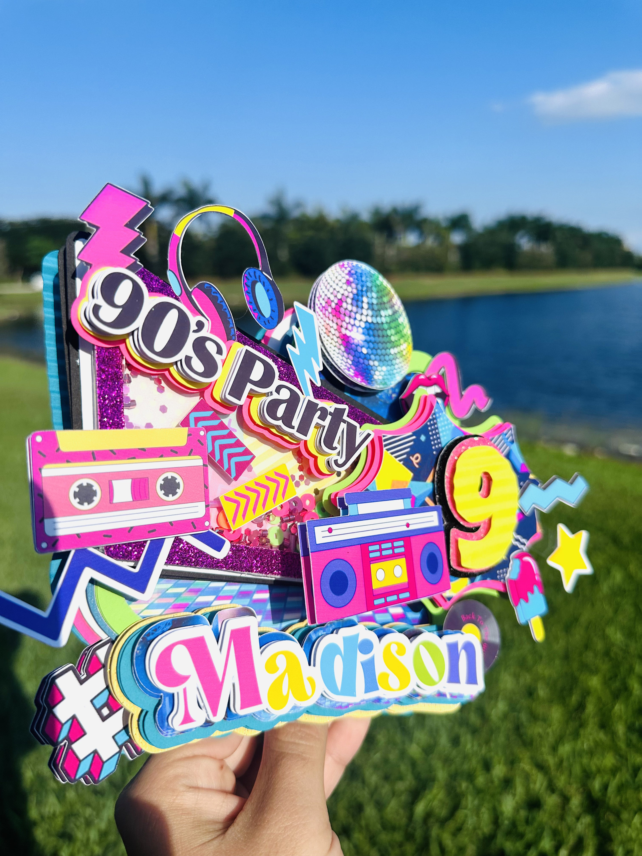 Back to the 90s Cake Topper/i Love 90s Cake Topper/take Me Back to 90s ...