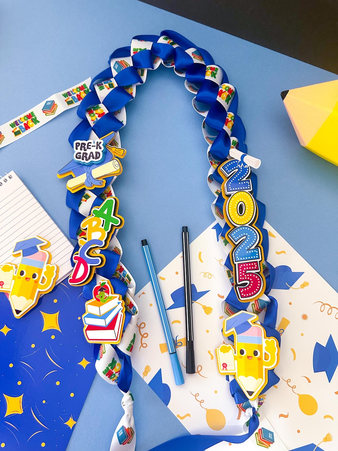 Decorated Graduation Lei,kids Graduation Lei,kindergarten Graduation ...