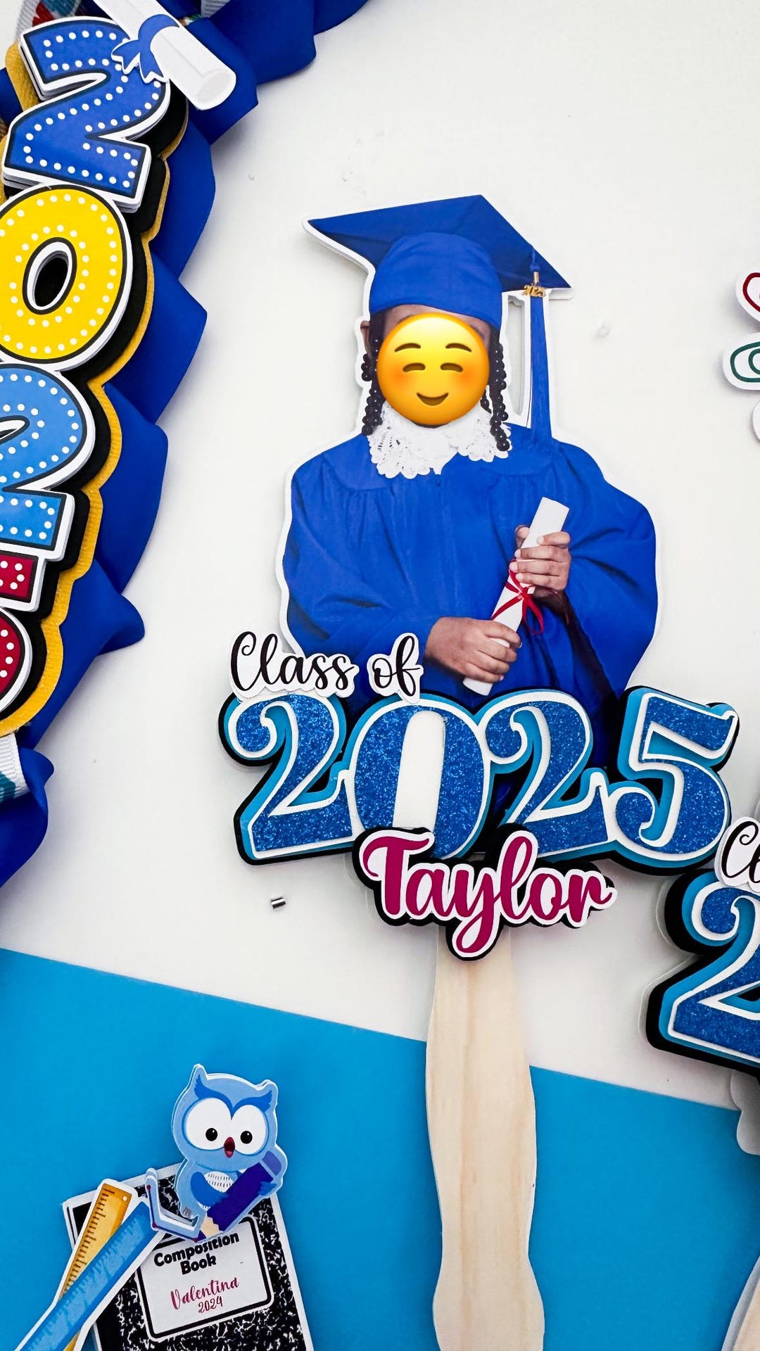 Custom Face Fans,graduation Facecustom Grad Face Fans,grad Head Cutouts ...