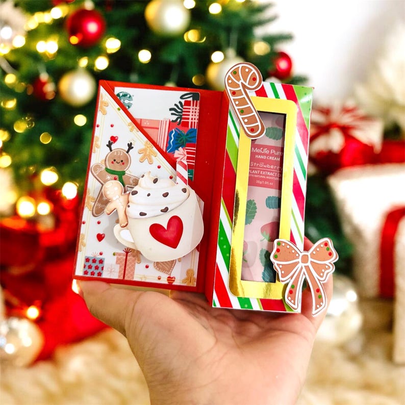 Christmas Gift Card Holder/teacher Appreciation Gift/friend Gift Card ...