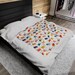 Bubble Tea Plush Blanket Soft & Cozy Blanket for Women, Colorful Style ...