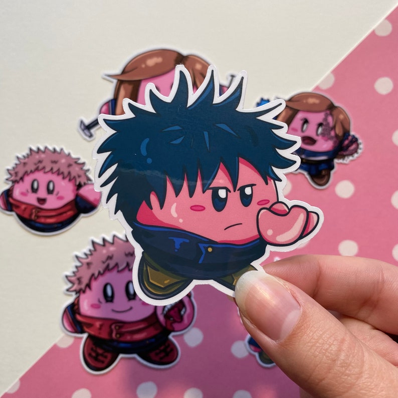 Jujutsu Kaisen Trio X Kirby Stickers - Etsy