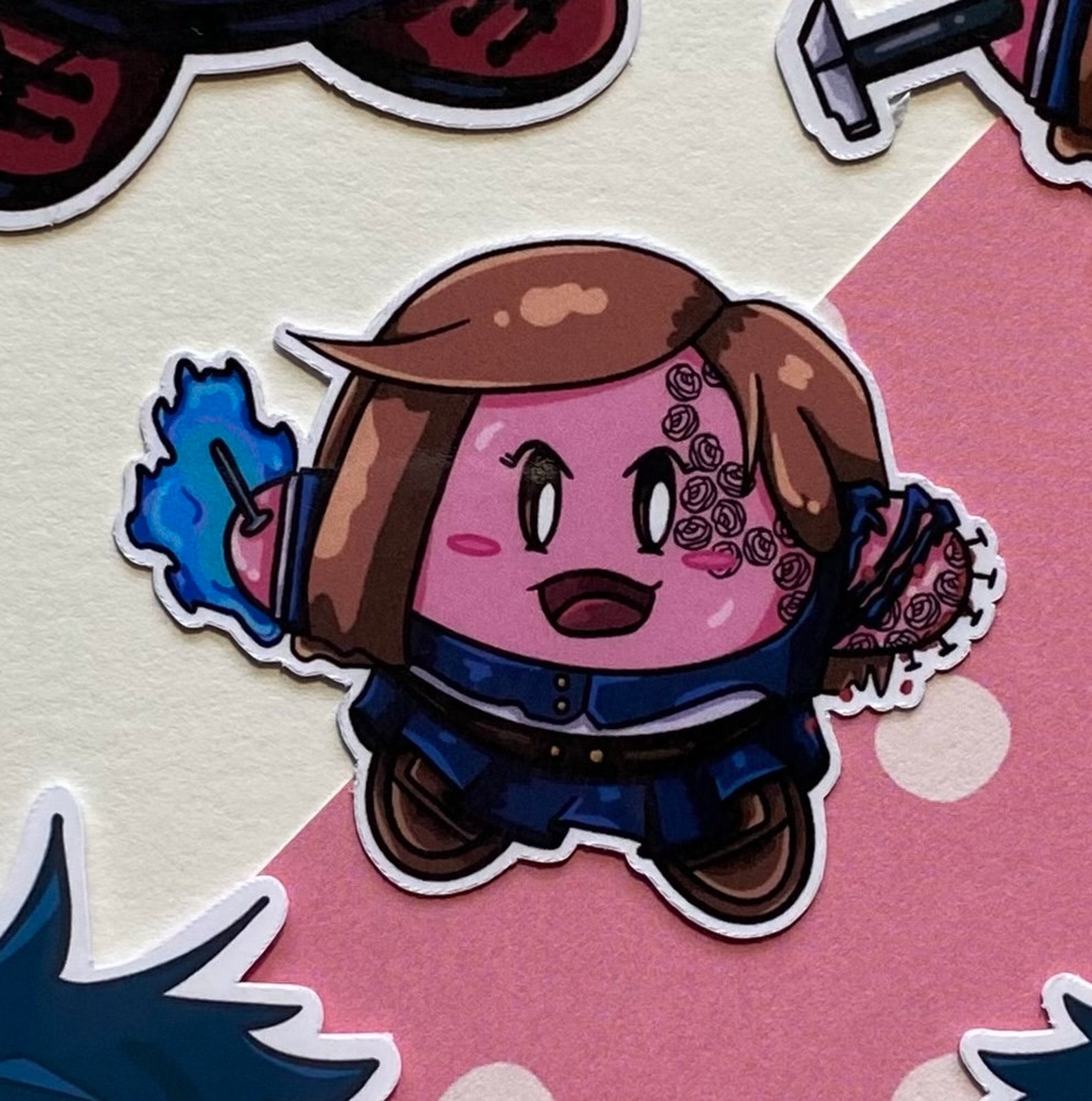 Jujutsu Kaisen Trio X Kirby Stickers - Etsy