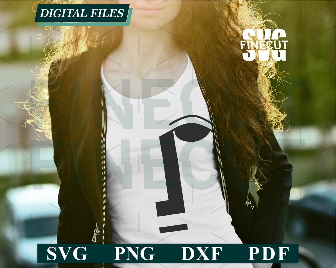Face SVG, Face Sublimation Design, Face Digital Download for Cricut ...