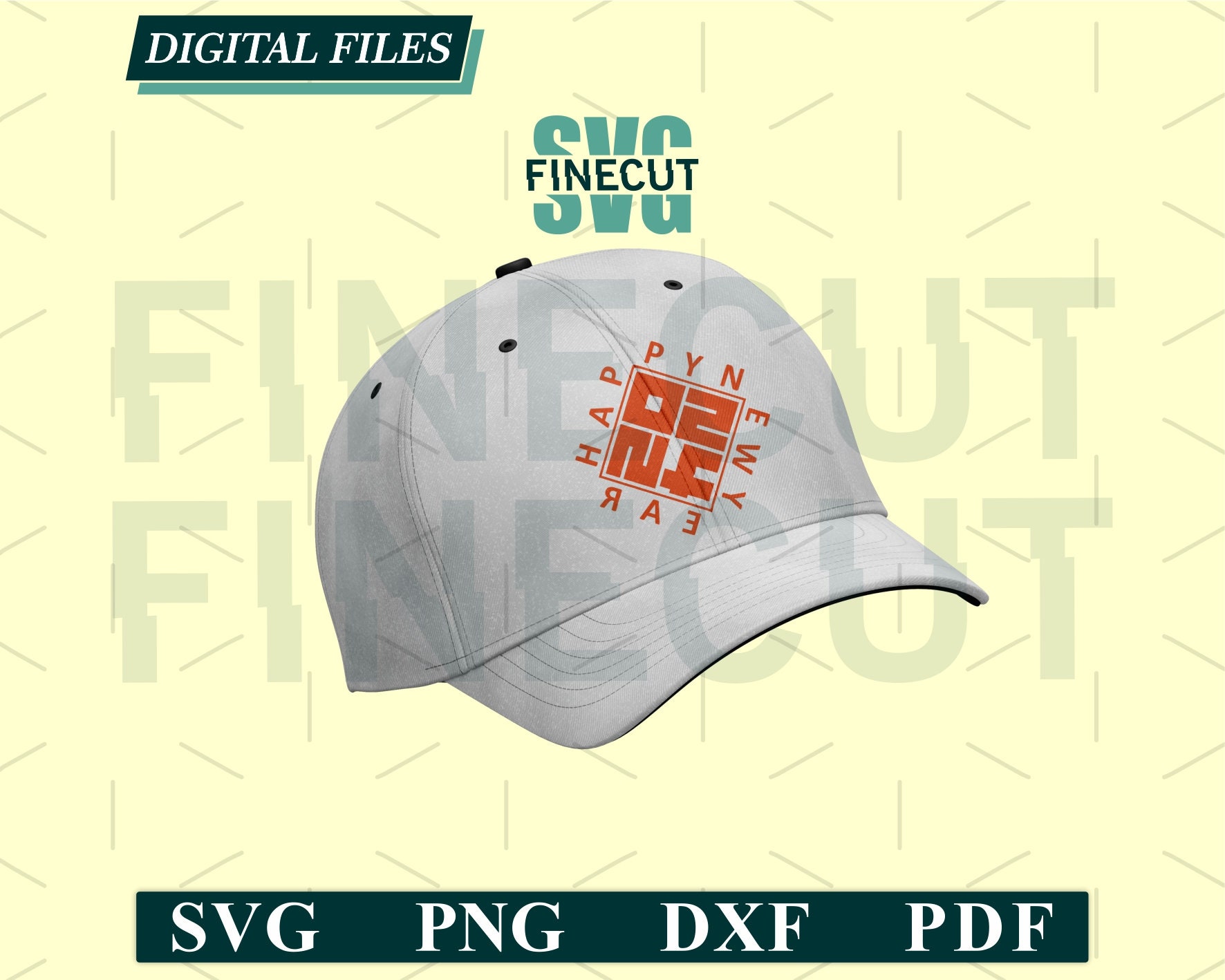 2024 Monogram SVG Set - New Year Digital Download, New Year 2024 Vector ...