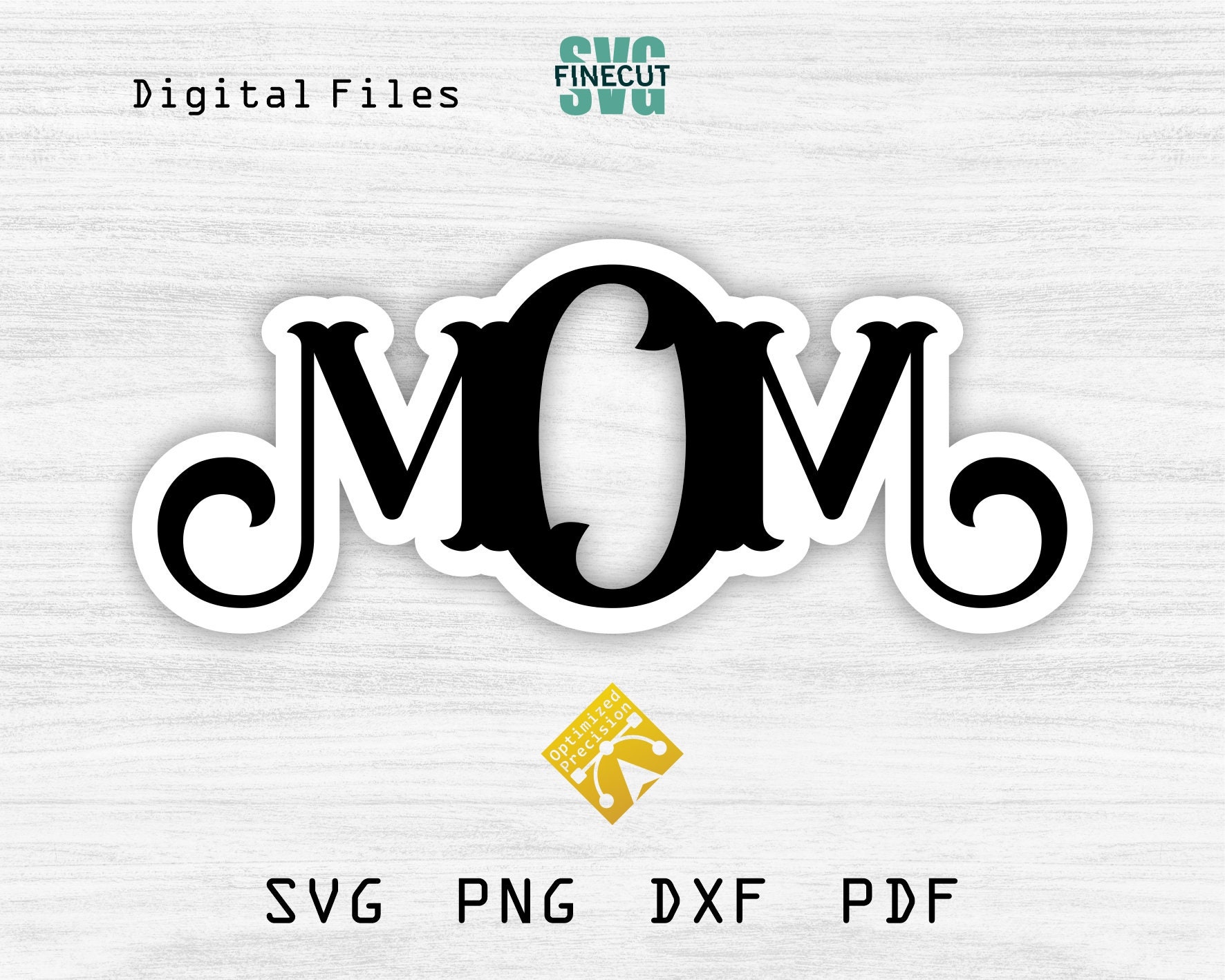 MOM Frame SVG, Laser Cut File Mom's Precious Memories. - Etsy