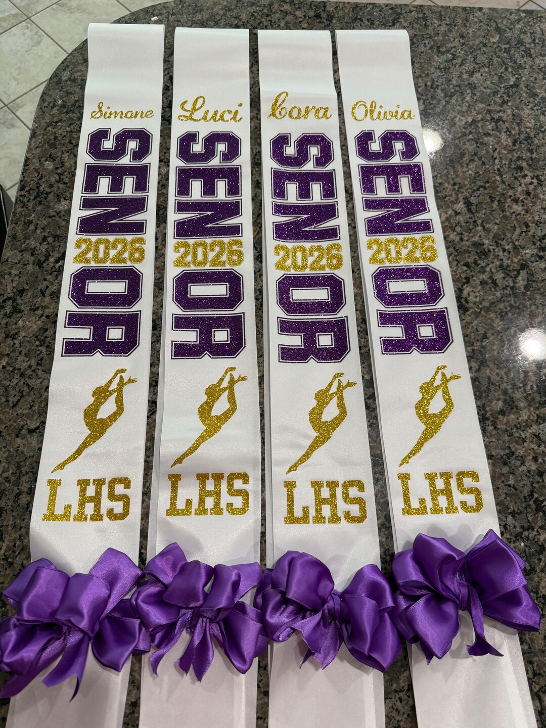 Custom Senior Sash With Bow - Etsy
