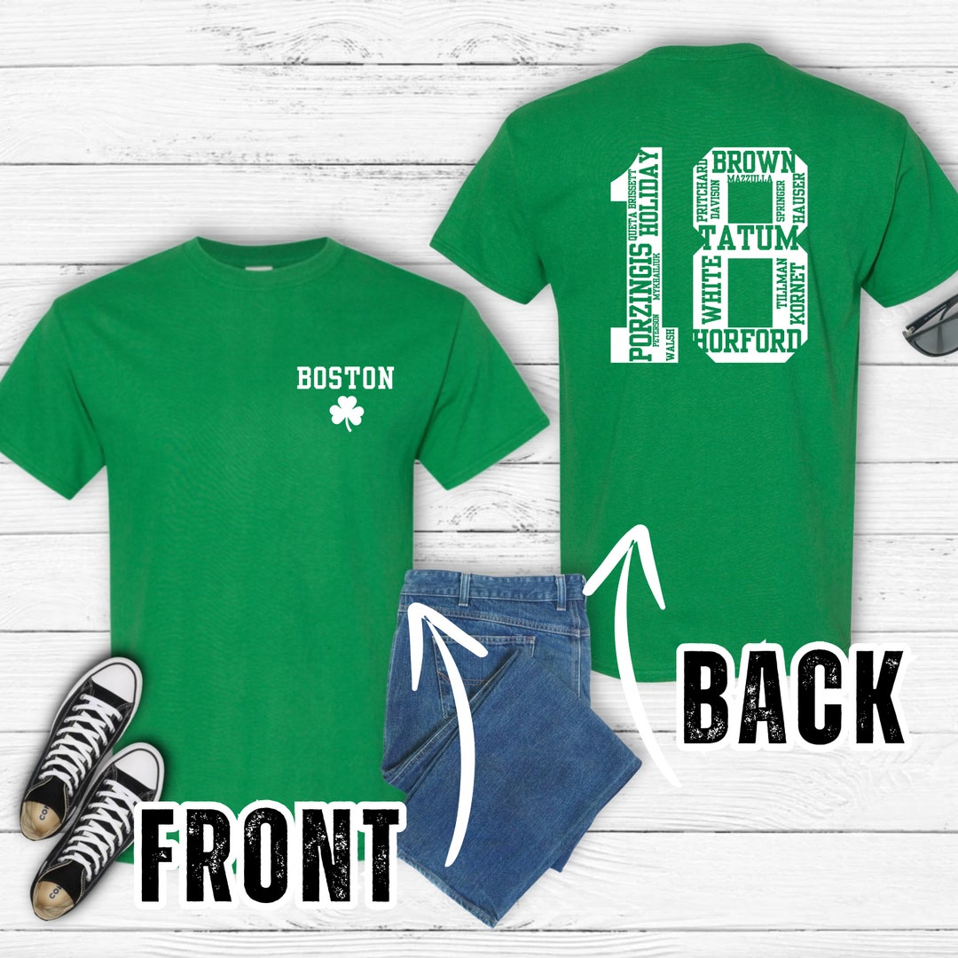Boston Banner 18 Unisex Short Sleeve Tee With Front and Back Print ...
