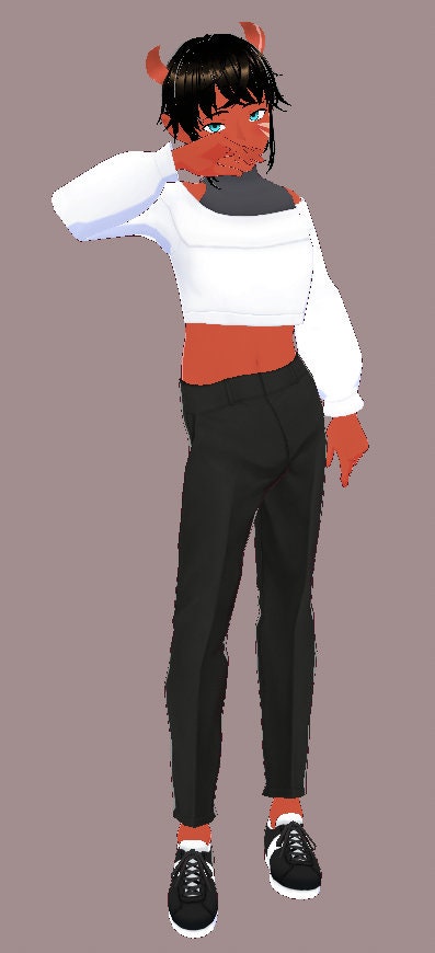 Modelo prefabricado de Devil VTuber (3D) - Etsy España