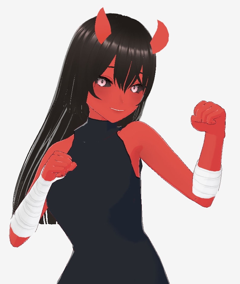 Modelo prefabricado de Devil VTuber (3D) - Etsy México