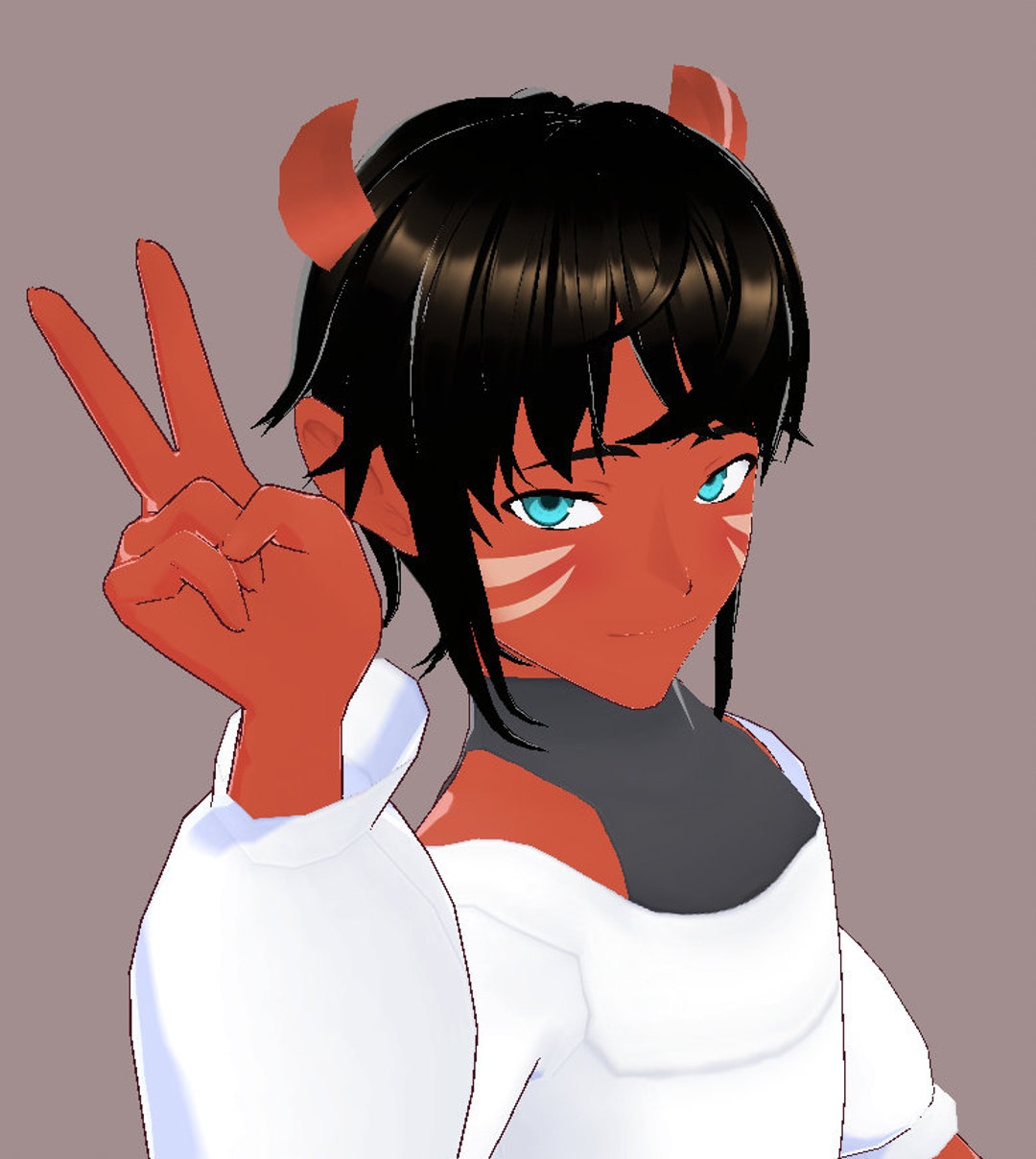 Premade Devil Vtuber Model (3D) - Etsy