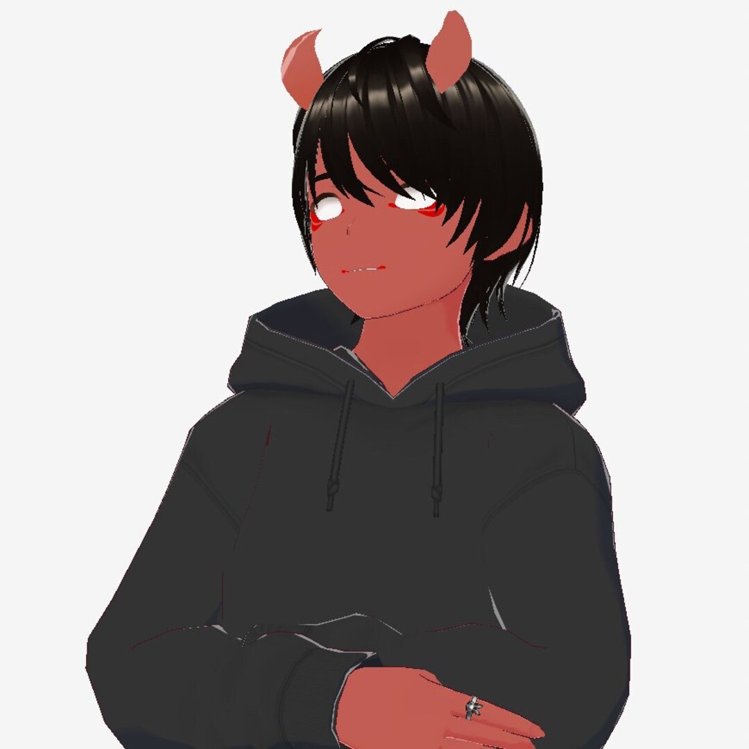 Premade Devil Vtuber Model 3D - Etsy