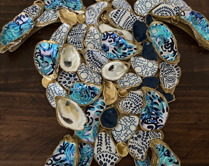 Large Oyster Shell Sea Turtle - Etsy