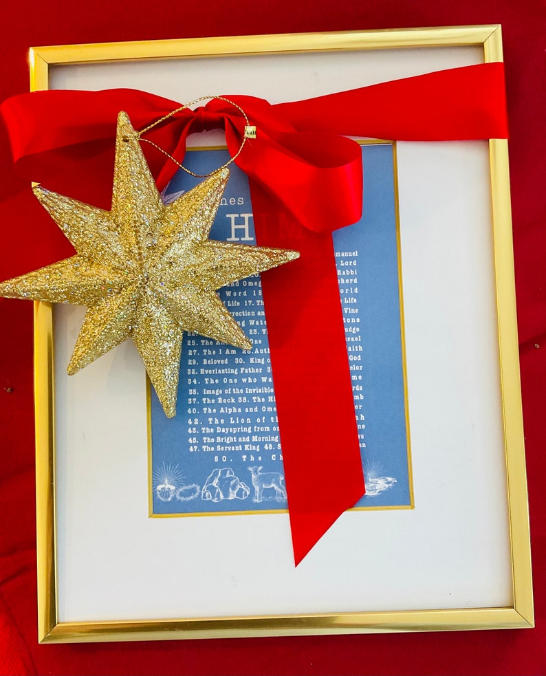 Christ’s Names and Titles Print and Christmas Meaningful and Religious ...