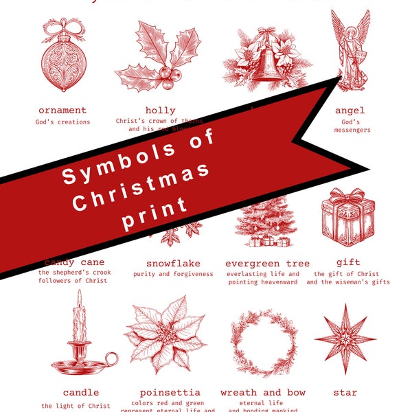 Christmas Symbols - Etsy