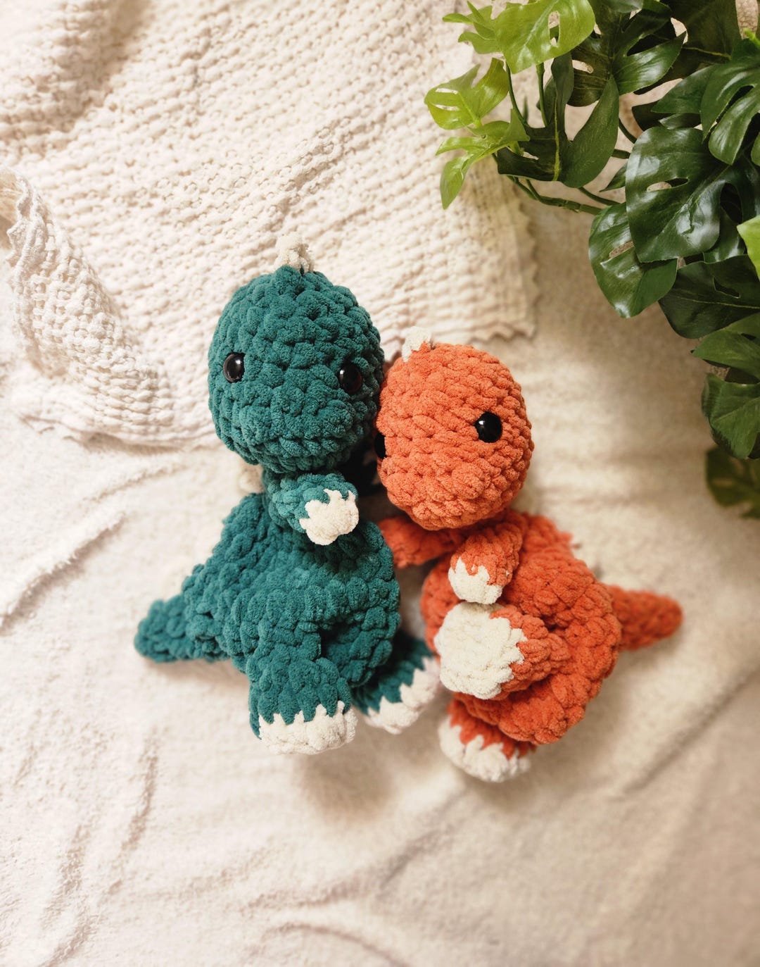 Little Dino Snuggler| Tito the T-rex Dino Heirloom Crochet Baby ...
