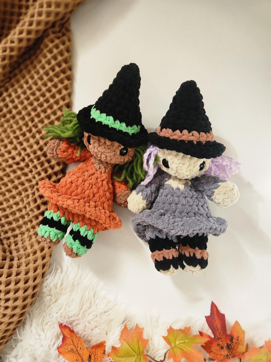 Little Witch Plushie, Willa Witch Amigurumi Plush Toy, Crochet Witch ...