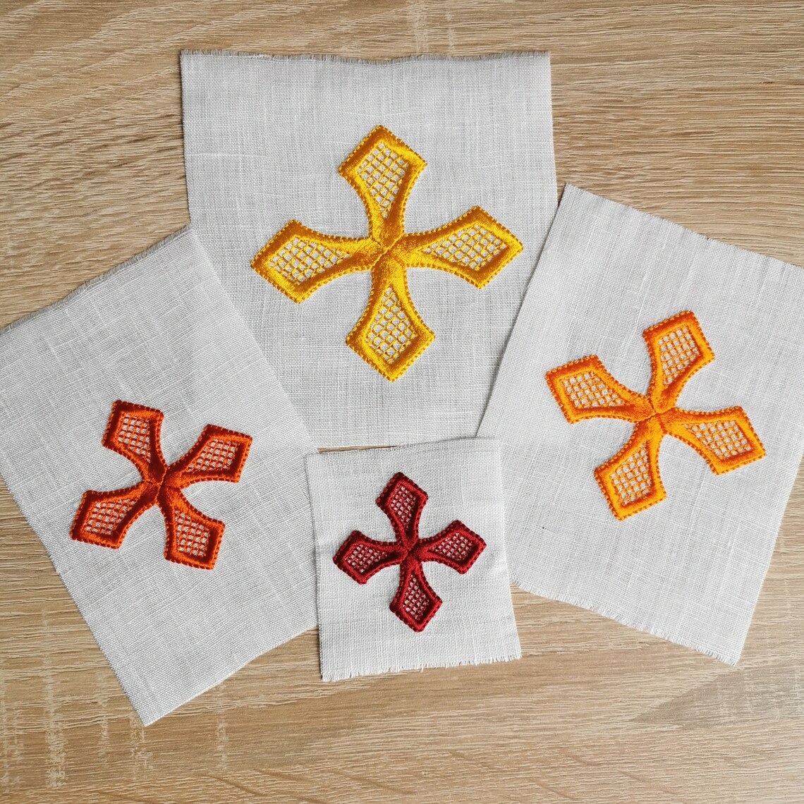 Christian Cross, Machine Embroidery Design in 4 Sizes From 2 to 3.5 ...