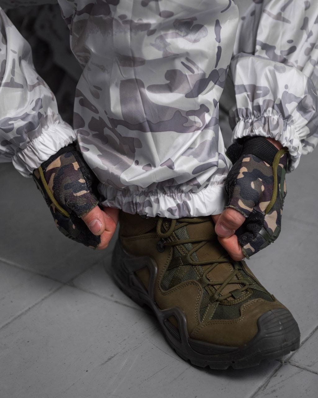 Multicam Alpine White Camouflage Winter Militaria Hunting Airsoft Snow ...