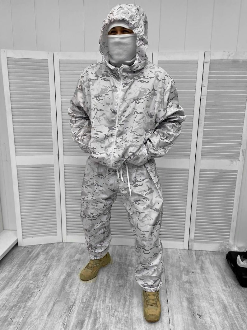 Multicam Alpine White Camouflage Winter Militaria Hunting Airsoft Snow ...