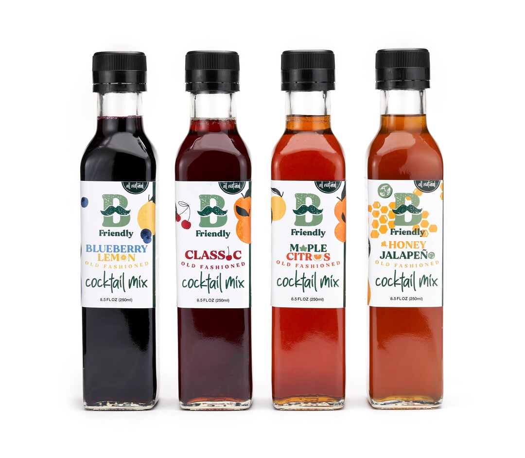 Old Fashion Cocktail/mocktail Mixer Bundle - Etsy