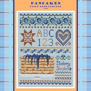 Blueberry Pancakes Sampler Chart - Etsy