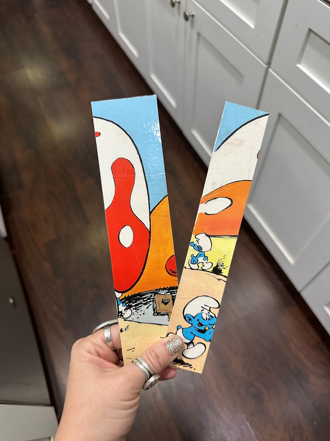 Vinyl Record Cover Bookmark - THE SMURFS Smurfing Sing Song - Etsy